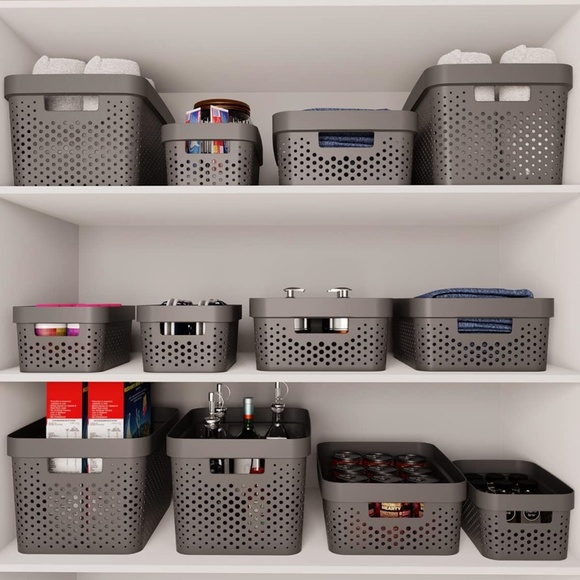 Glad | Storage & Organization | Set Of 6 Glad Plastic Storage Basket ...